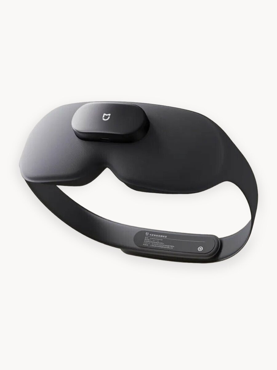 Умный массажер для глаз Xiaomi Mijia Smart Massage Eye Mask MJAMYZYMYY01(Mihome APP), черный