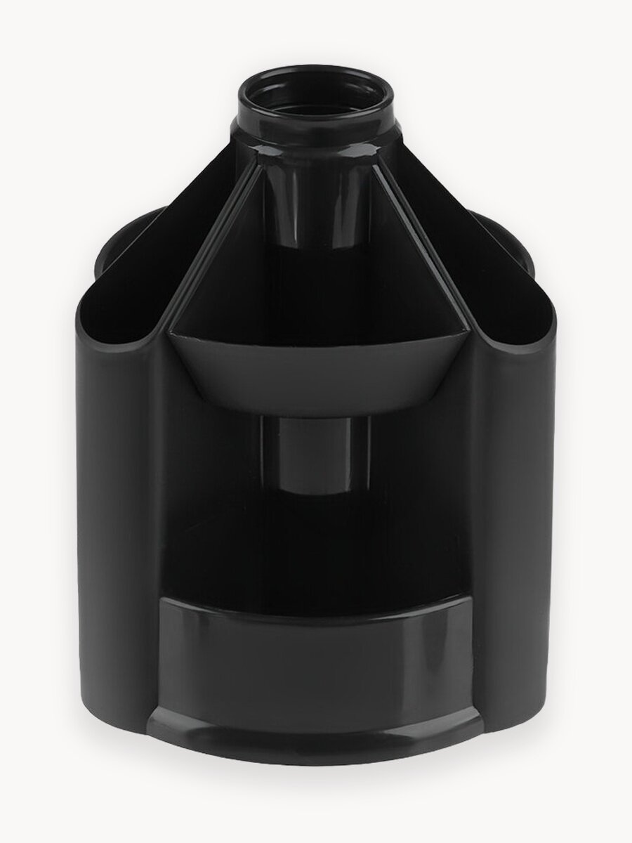 Органайзер СТАММ "Mini Desk", пластик, вращающееся основание, 10 отделений