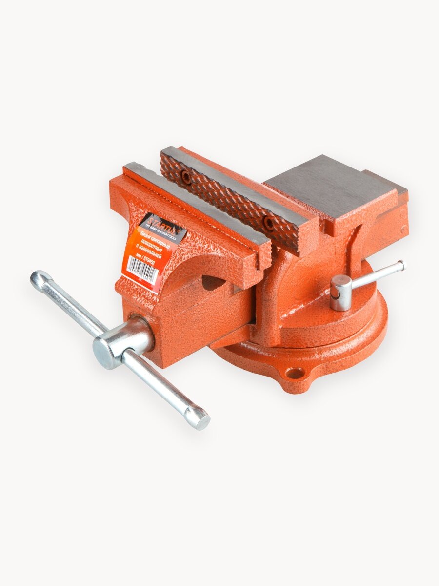 Тиски слесарные 125 мм поворотные STARTUL Master (ST9450-125)