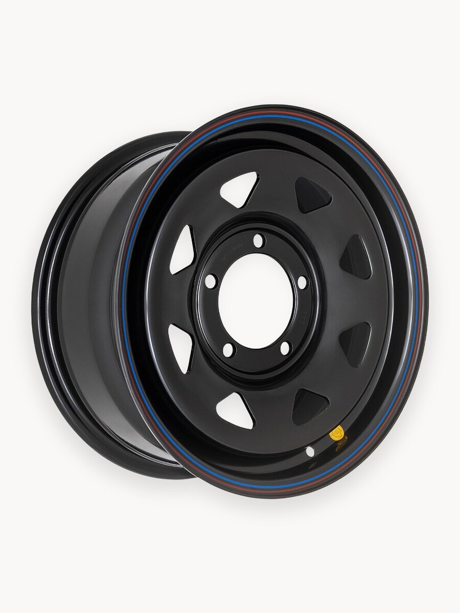 Диск усиленный УАЗ стальной черный 5x139,7 7xR16 d110 ET+35 (треуг. мелкий)