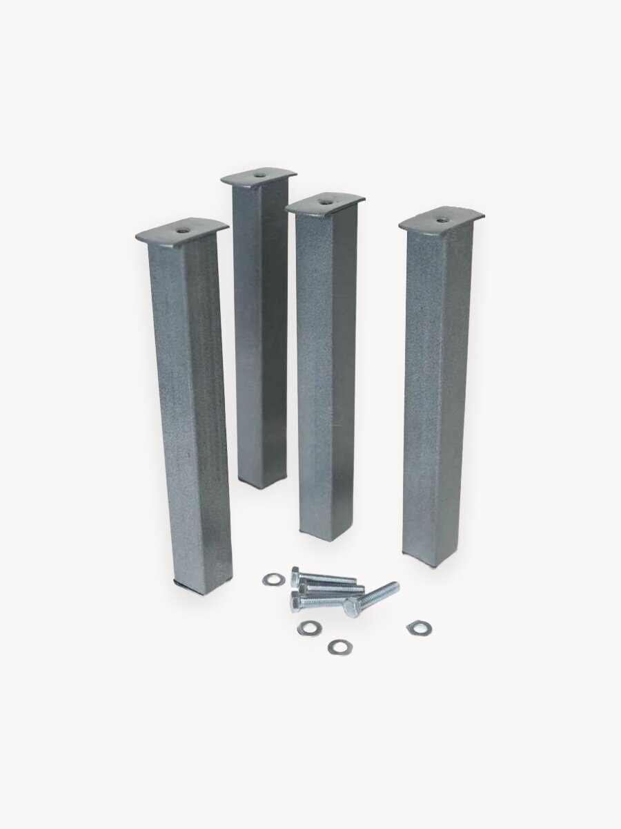 Металлические опоры (ножки), 4 шт. Для кровати/ортопедического основания "Классик. МТ" (длина 250 мм)