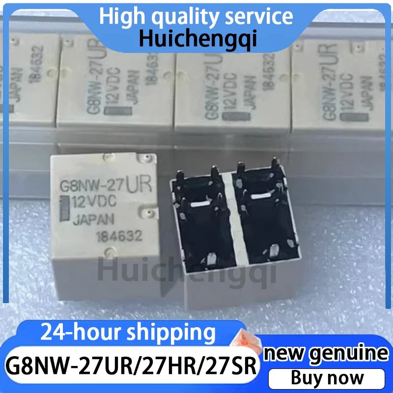 Автомобильное реле G8NW-27UR G8NW-27HR G8NW-27SR 12VDC 10 контактов G8NW-27SR 12VDC