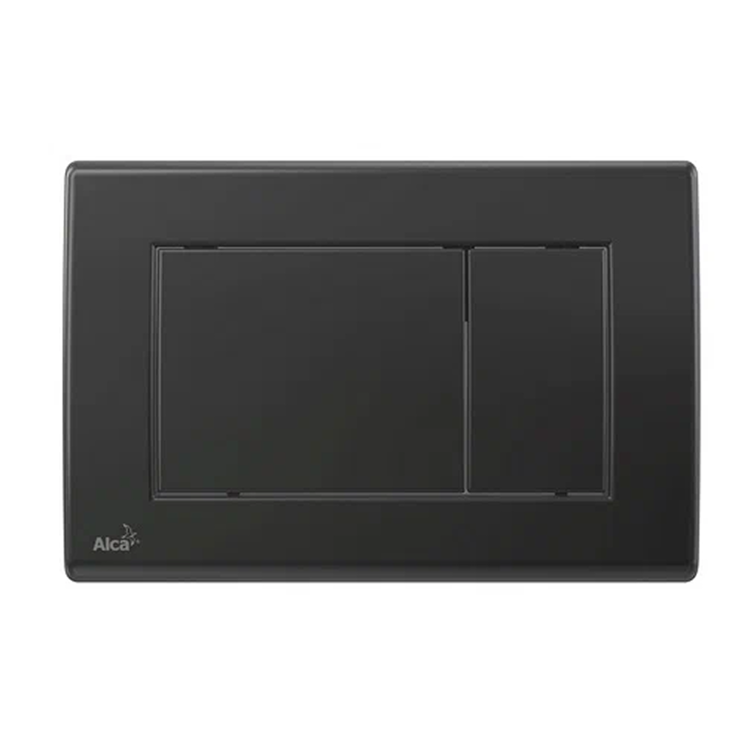 Кнопка инсталляции Alca Alcadrain, двойной смыв, черный матовый
