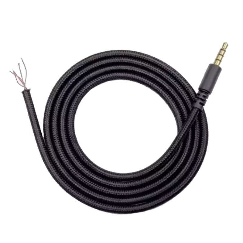 Прочный нейлоновый и металлический шнур диаметром 3,5 мм для проводных наушников Cloud 2 Износостойкость и защита от спутывания