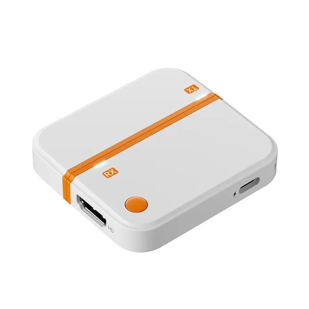 DITIPOO Беспроводной HDMI-передатчик Type C 1080P/60Hz белый+оранжевый