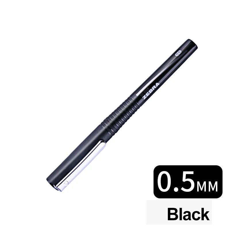 Гелевая ручка Zebra C-JB1 черная 0,5 мм