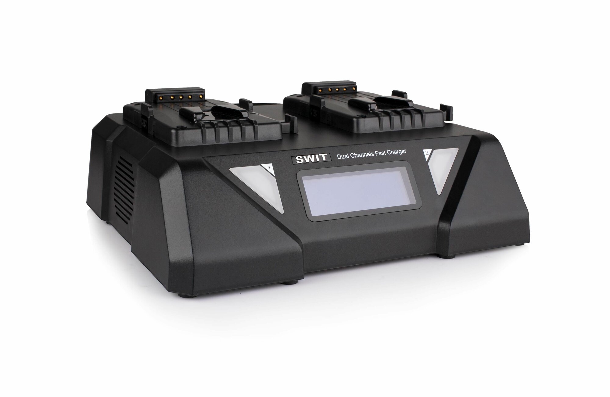 SWIT S-3812S Зарядное устройство S-3812S 2-канальное для аккумуляторов V-Mount с быстрой зарядкой (6 А)