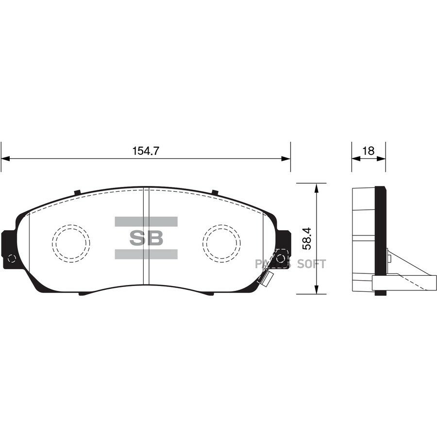 SANGSIN BRAKE SP2115 колодки тормозные передние
