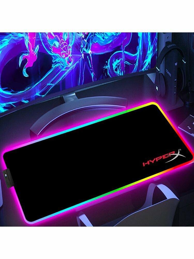 HyperX Коврик для мышки, XXL, коралловый, красный огромный коврик красный коврик коралловый коврик