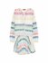 Платье Missoni Zigzag tie mini dress, размер 38, бежевый/белый
