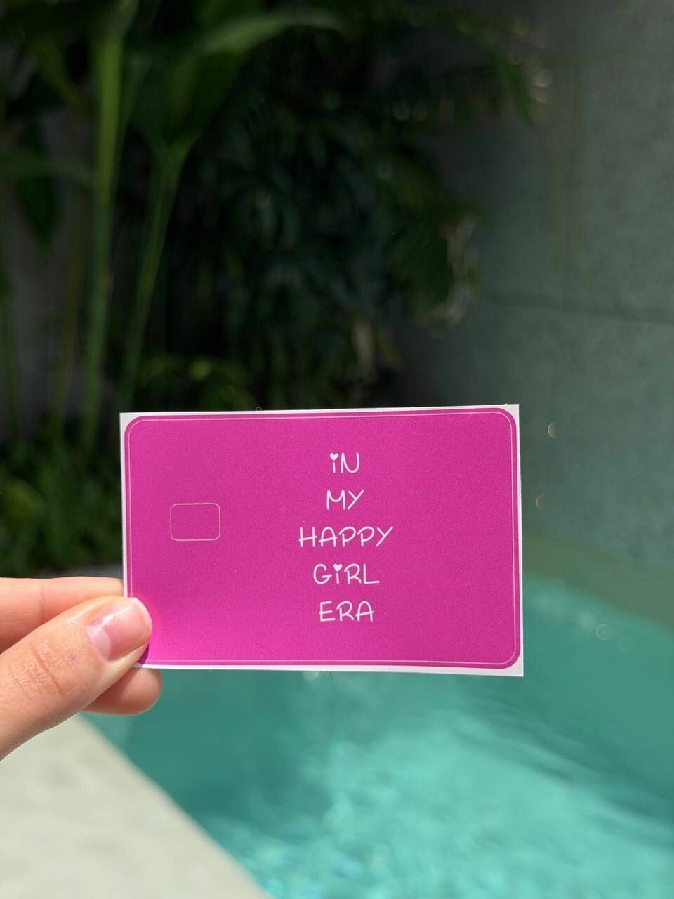 Наклейка на банковскую карту (((my happy era)))