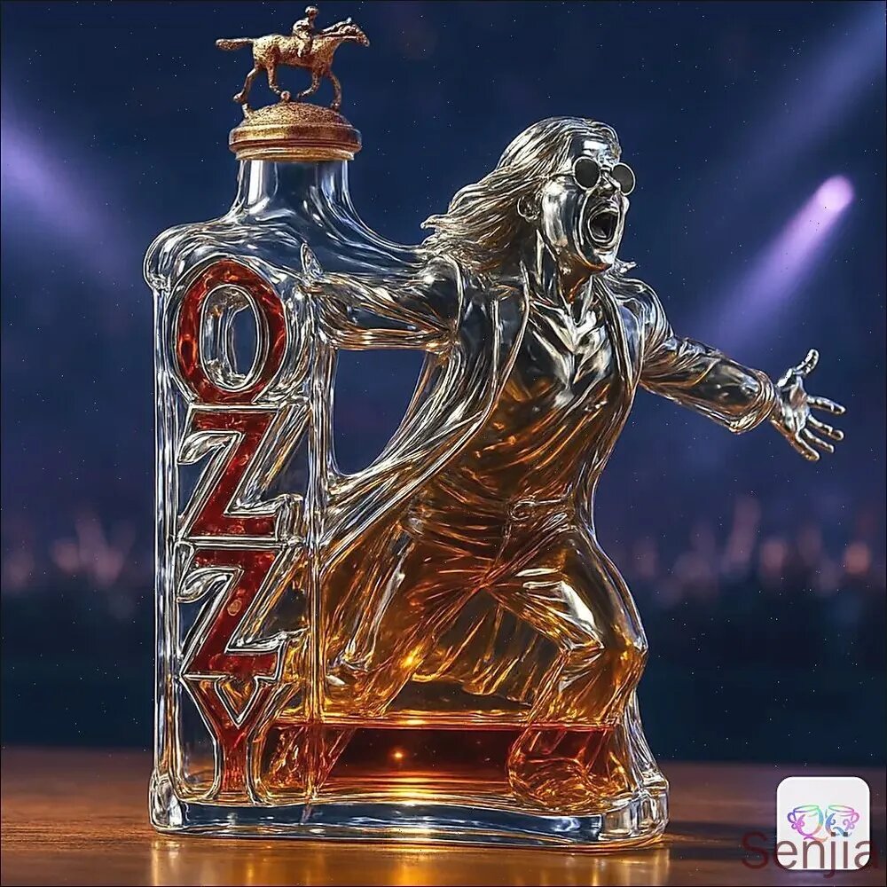 Фигурная бутылка для вина Ozzy Osbourne 0.3 л 1 шт из стекла
