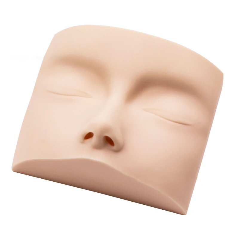 Силиконовый манекен для тренировки наращивания ресниц HNKMP Head mold