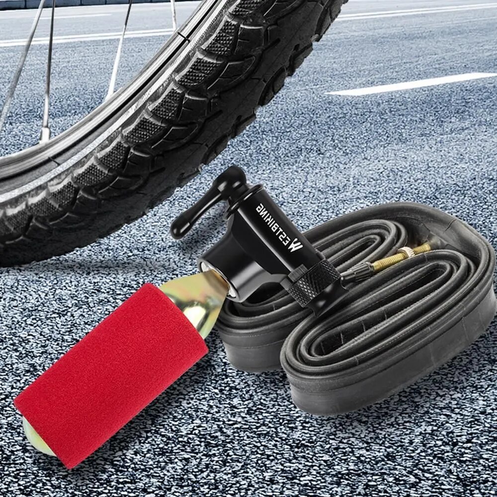 WEST BIKING Велосипедный насос CO2 с изолированным рукавом артридж CO2 в комплект не входит