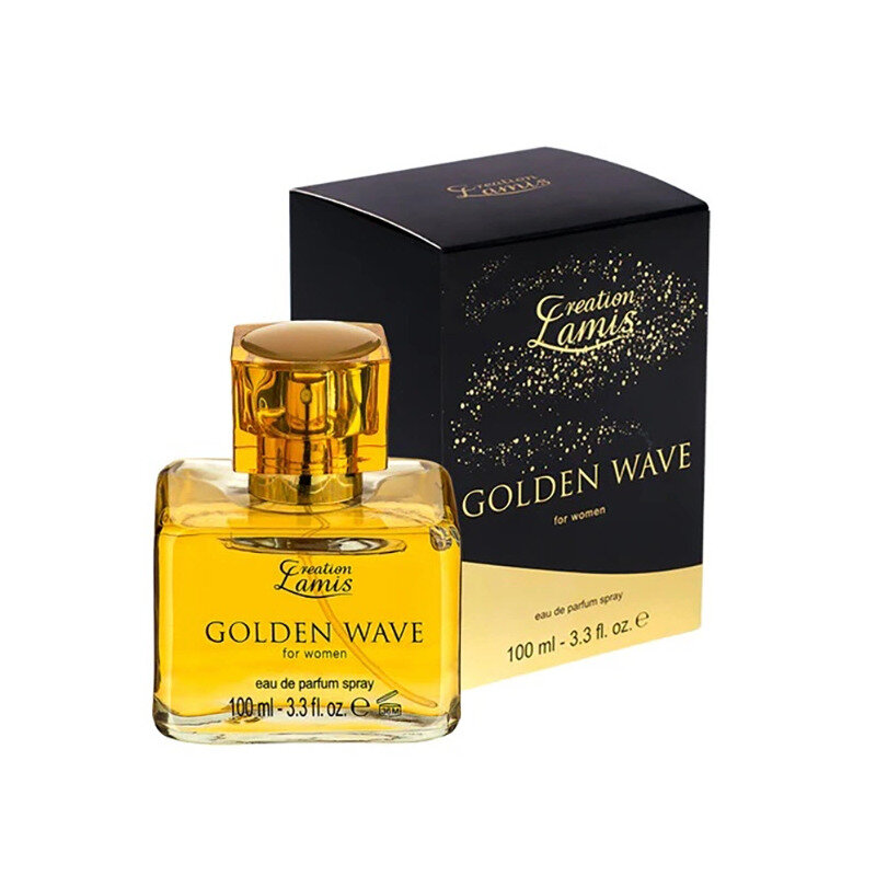 Парфюмерная вода для женщин Creation Lamis Golden Wave 100 мл / Духи Креашн Ламис Голден Вейв / Золотая волна
