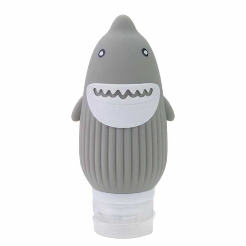 (1 шт.) Дорожный портативный флакон-переливка для косметики серый