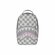 Сумка SPRAYGROUND, фактура стеганая, серо-белый