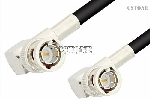 75 Ohm BNC штыревой угловой к 75 Ом BNC штыревой угловой кабель используя 75 Ом RG59 коаксиальный