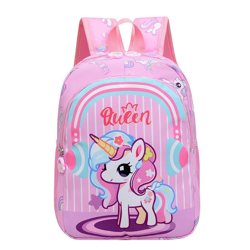 Рюкзак в стиле мультфильмов для мальчиков и девочек с игривыми и милыми дизайнами, Единорог