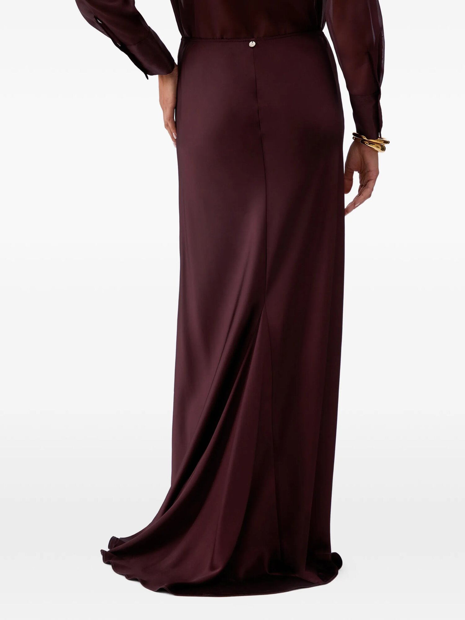 Юбка LIU JO Train maxi skirt, размер 40, brown — фото 1
