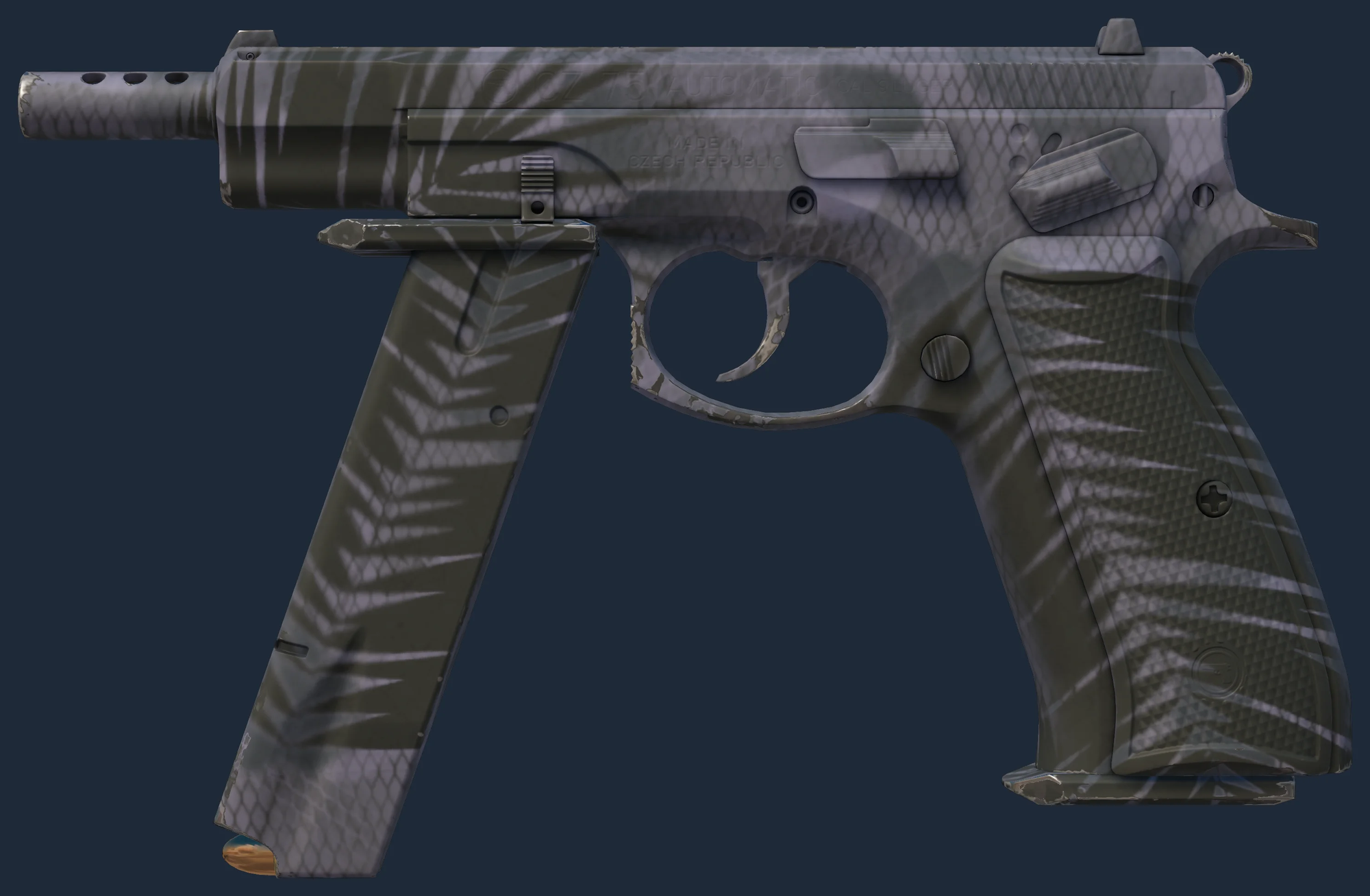 CZ75-Auto | Полуночная пальма (Немного поношенное) Скины CS2 с быстрой автовыдачей steam trade