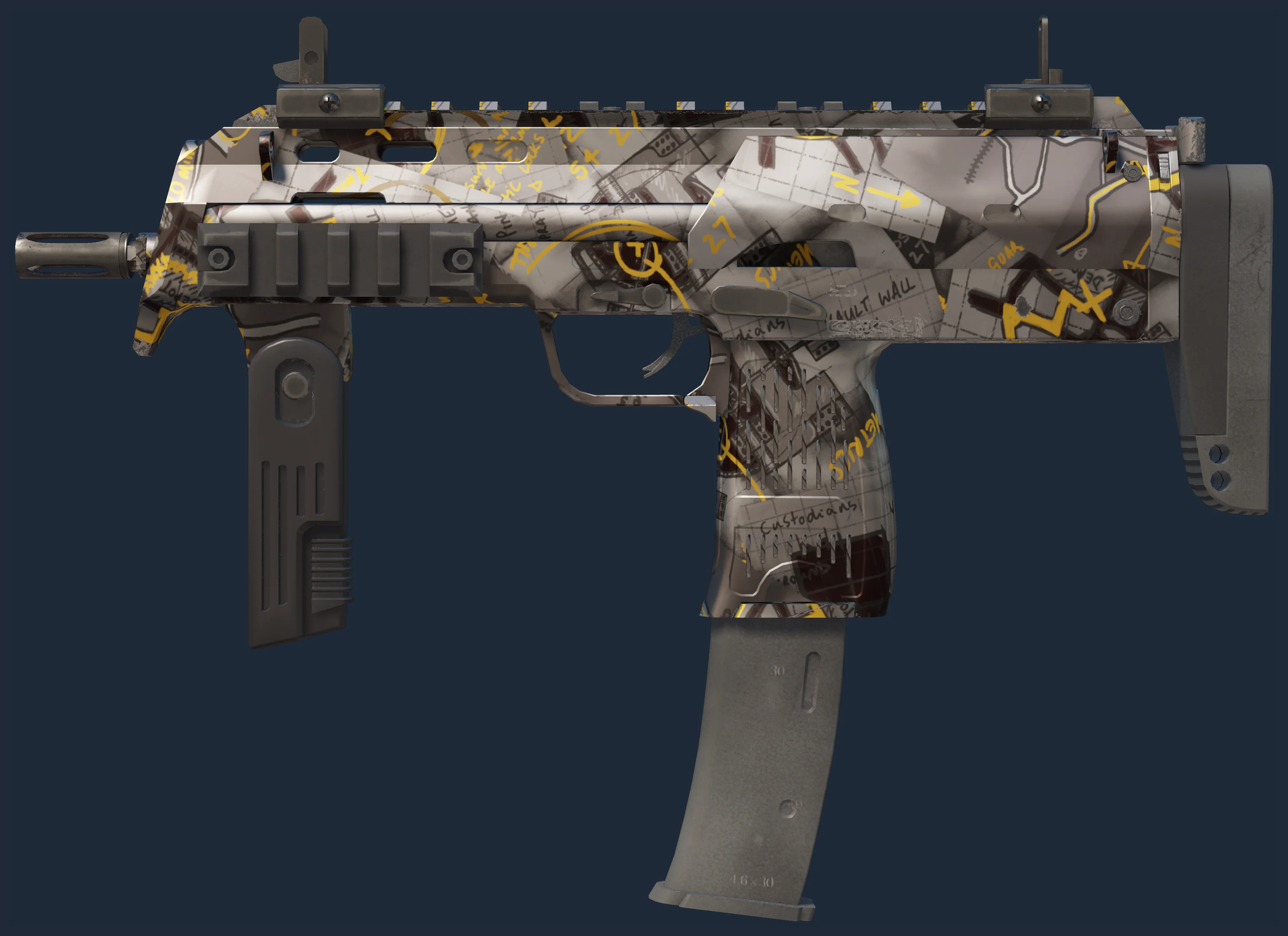 MP7 | Ограбление хранилища (После полевых испытаний) Скины CS2 с быстрой автовыдачей steam trade