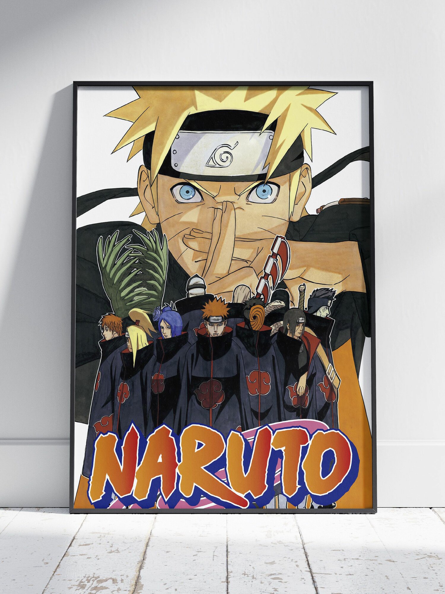 Плакат на стену для интерьера Наруто Ураганные Хроники (Naruto 63) - Постер по аниме и японской анимации формата A4 (21x30 см)