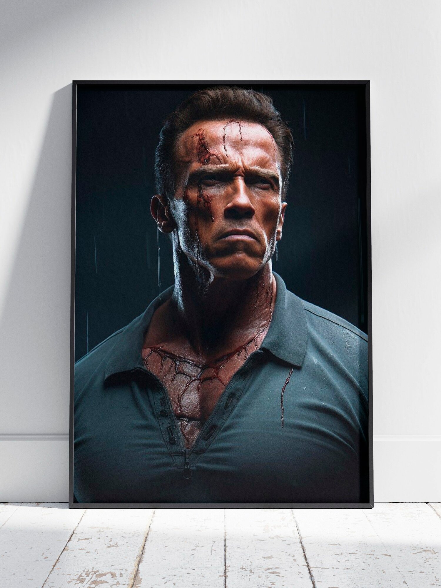 Плакат на стену для интерьера Арнольд Шварцнеггер (Arnold Schwarzenegger 25) - Постер по актеру фильма, кино, сериала формата A4 (21x30 см)