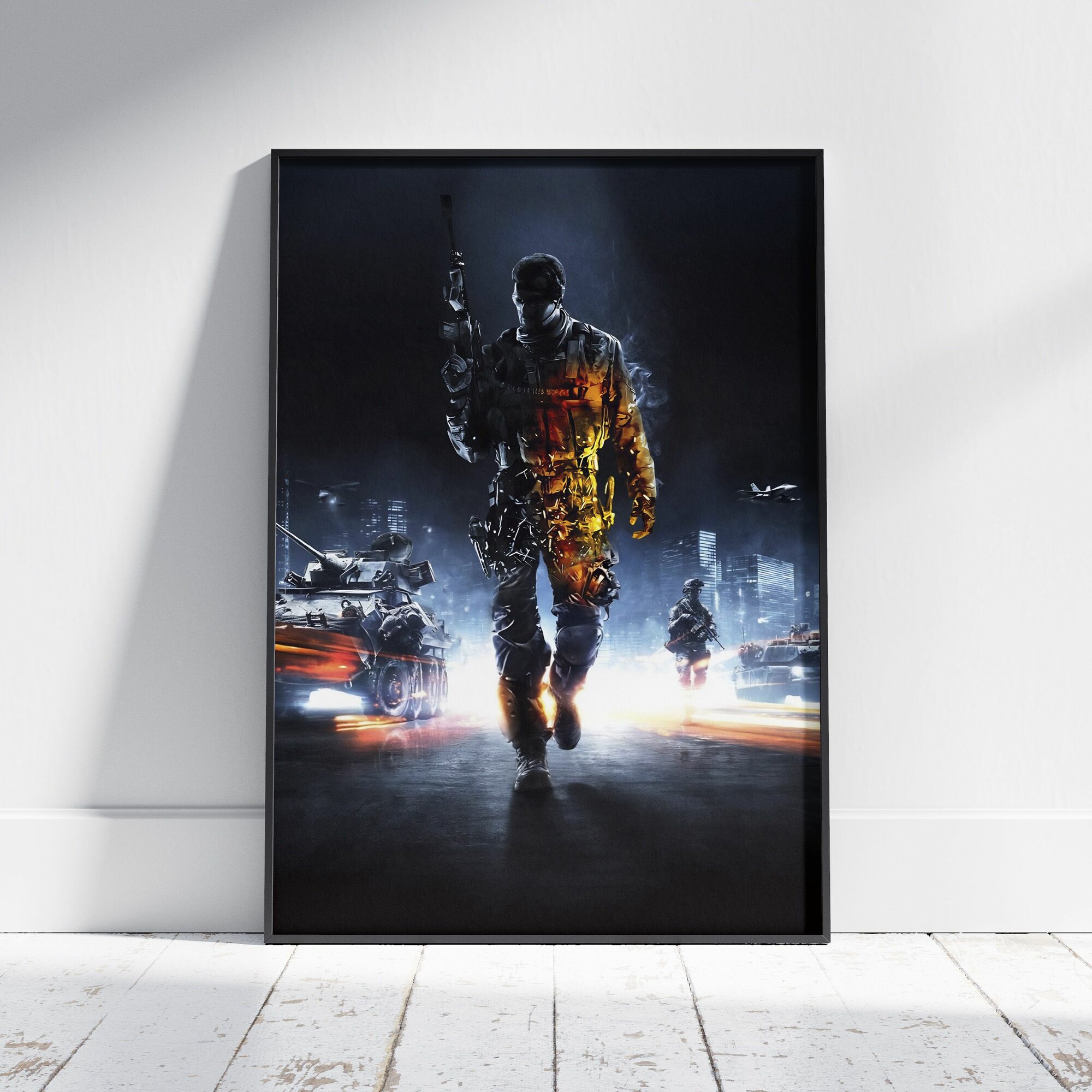 Плакат на стену для интерьера Бателфилд (Battlefield 3 - 8) - Постер по игре формата А4 (21x30 см)