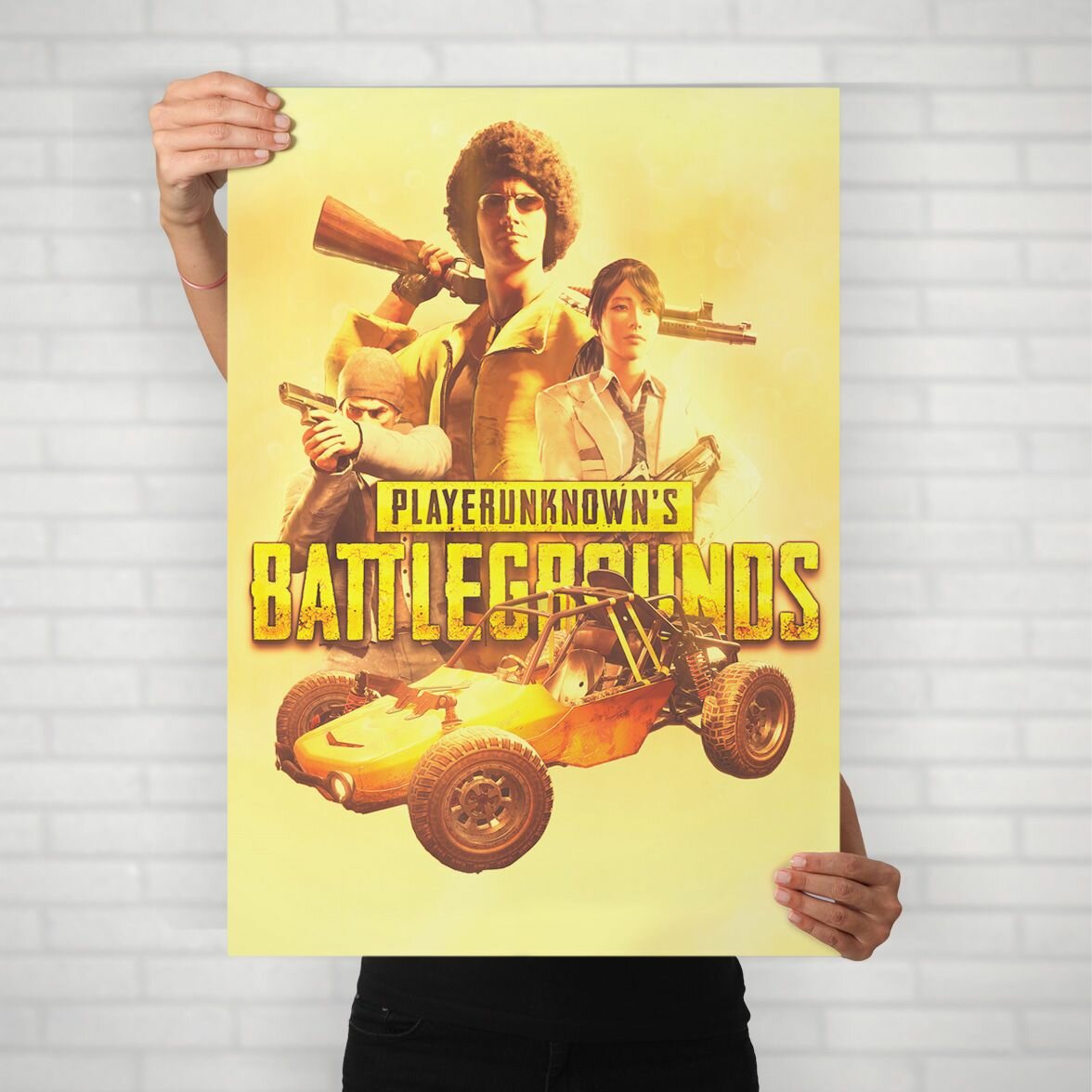Плакат на стену для интерьера пабг - PUBG (Общее 13) - Постер по игре формата А2 (42x60 см)
