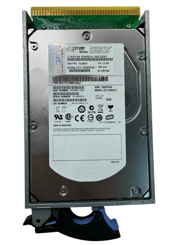 Жесткий диск IBM 140Gb 15000 U320SCSI 3.5" HDD 39J3697