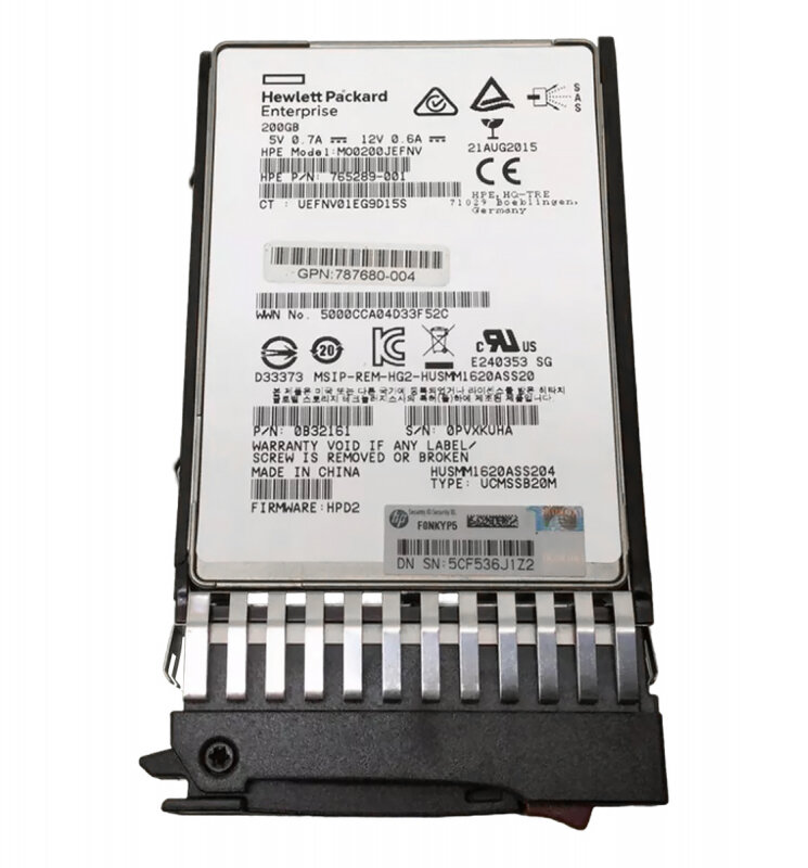 Жесткий диск HP MSA K2Q45A 200Gb SAS 2,5" SSD