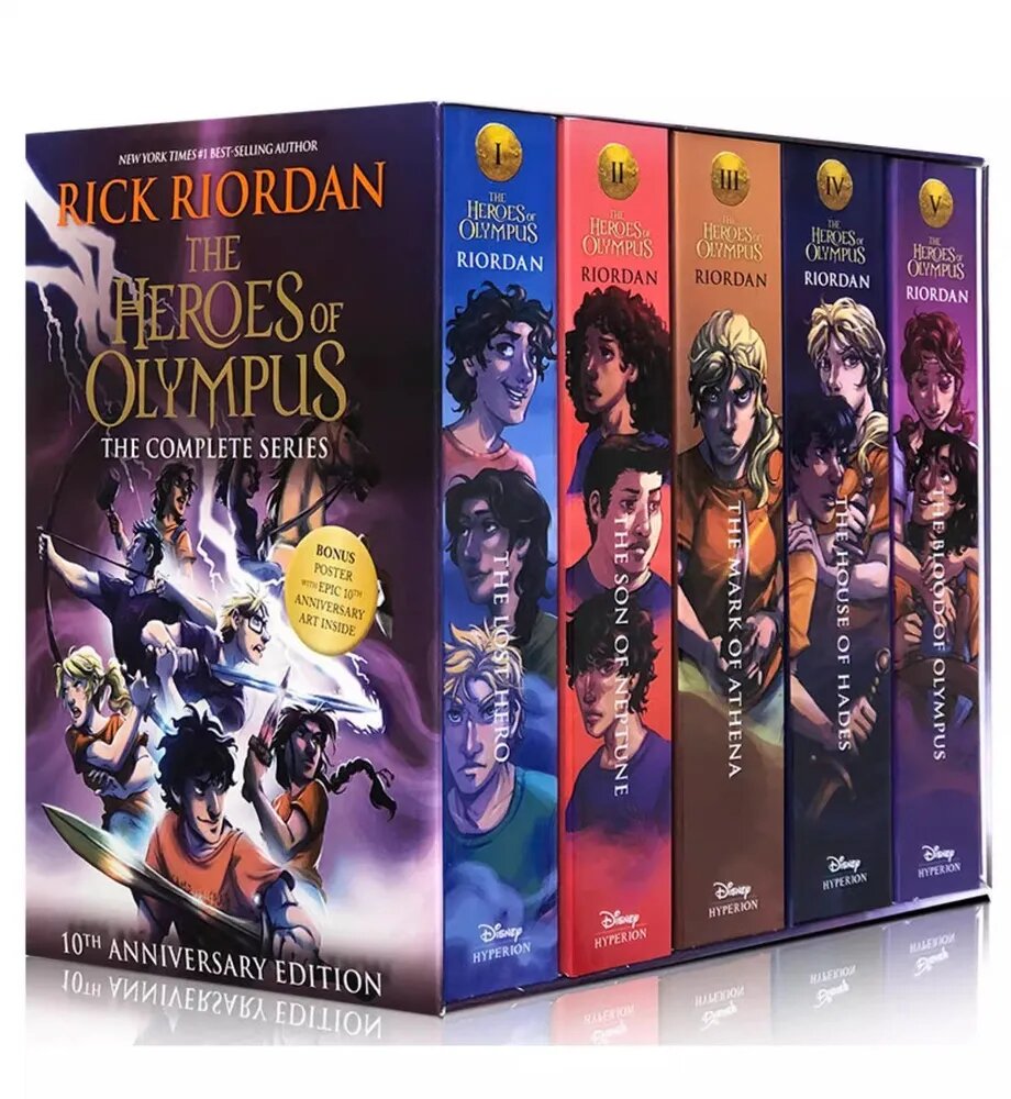 Оригинальное название: Percy Jackson Heroes of Olympus Rick Riordan 1 - 5