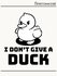 Термонаклейка для одежды и аксессуаров DTF-печать duck утка