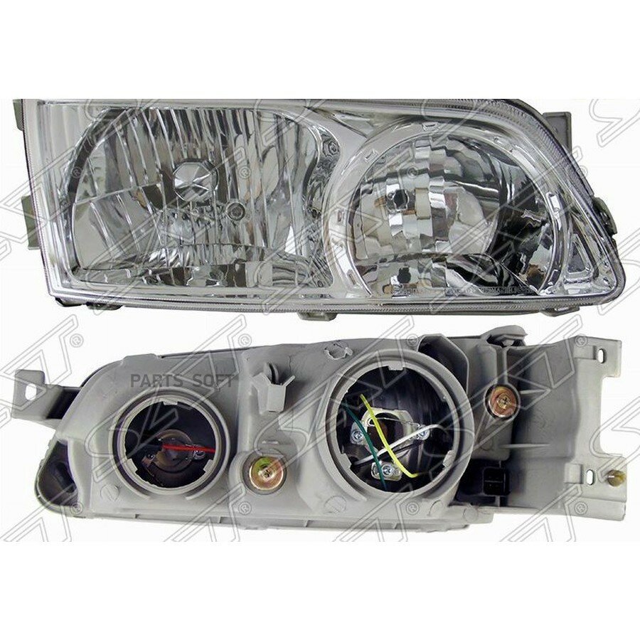 Фара Hyundai H1 97-04 / Starex 97-03 (Справа/ Ручная регулировка) от официального дистрибьютора, SAT, артикул ST2211119R