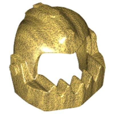 Деталь Lego 62697 Minifigure, Headgear Helmet Chin Guard Oversized Jagged