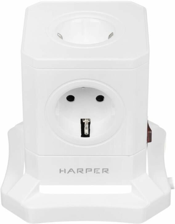 Сетевой фильтр Harper UCH-730 белый PD3.0 — фото 1