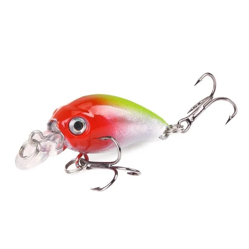 1шт Микро Кренкбейт CR0008E Мини Рыболовная Приманка Topwater Hard Wobbler 4,5 см-3,5 г