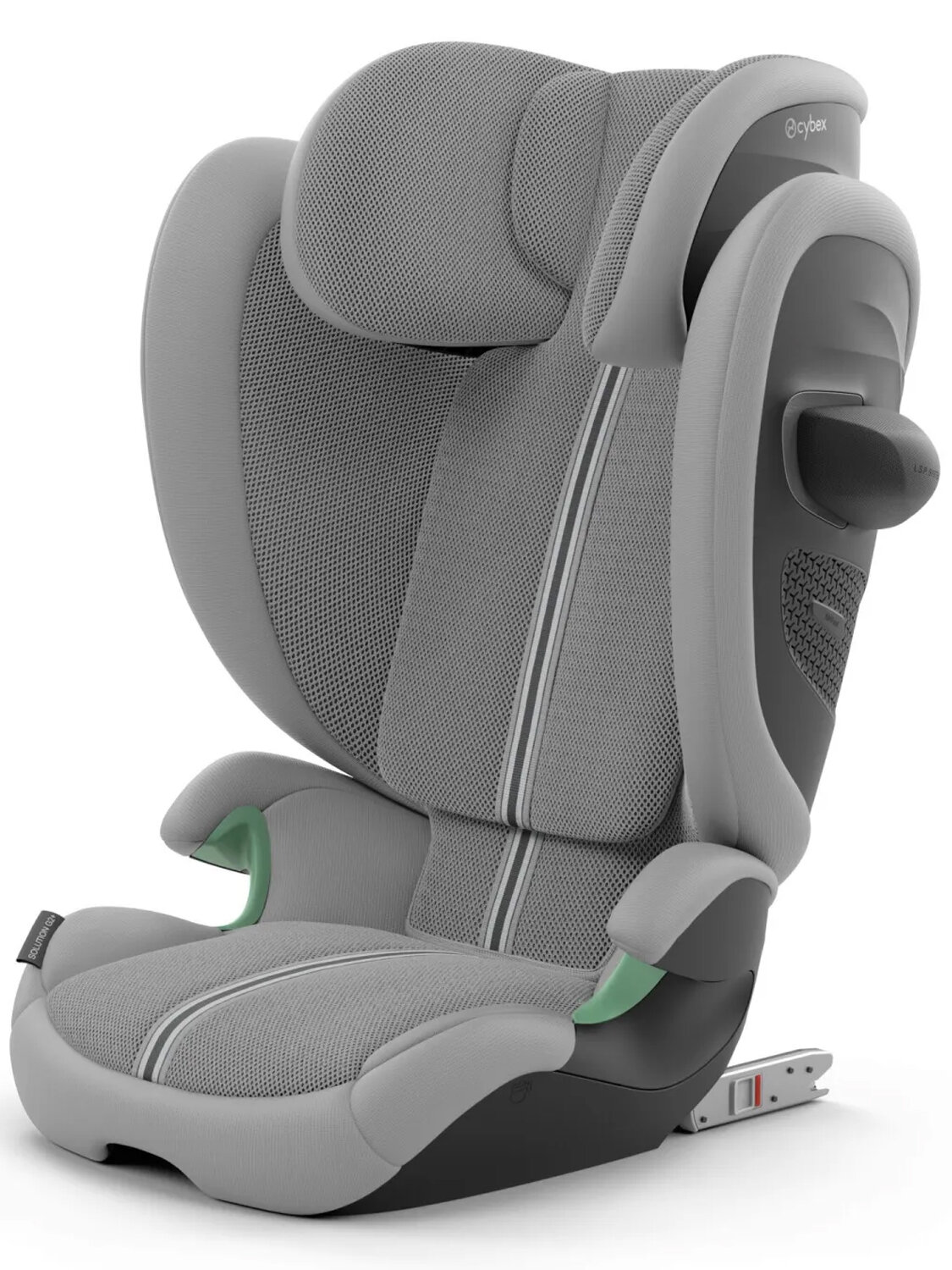 Автокресло 2/3 CYBEX Solution G2 Plus, серый (stone grey), от 3 до 12 лет, 15-36 кг (100 до 150 см), ISOFIX