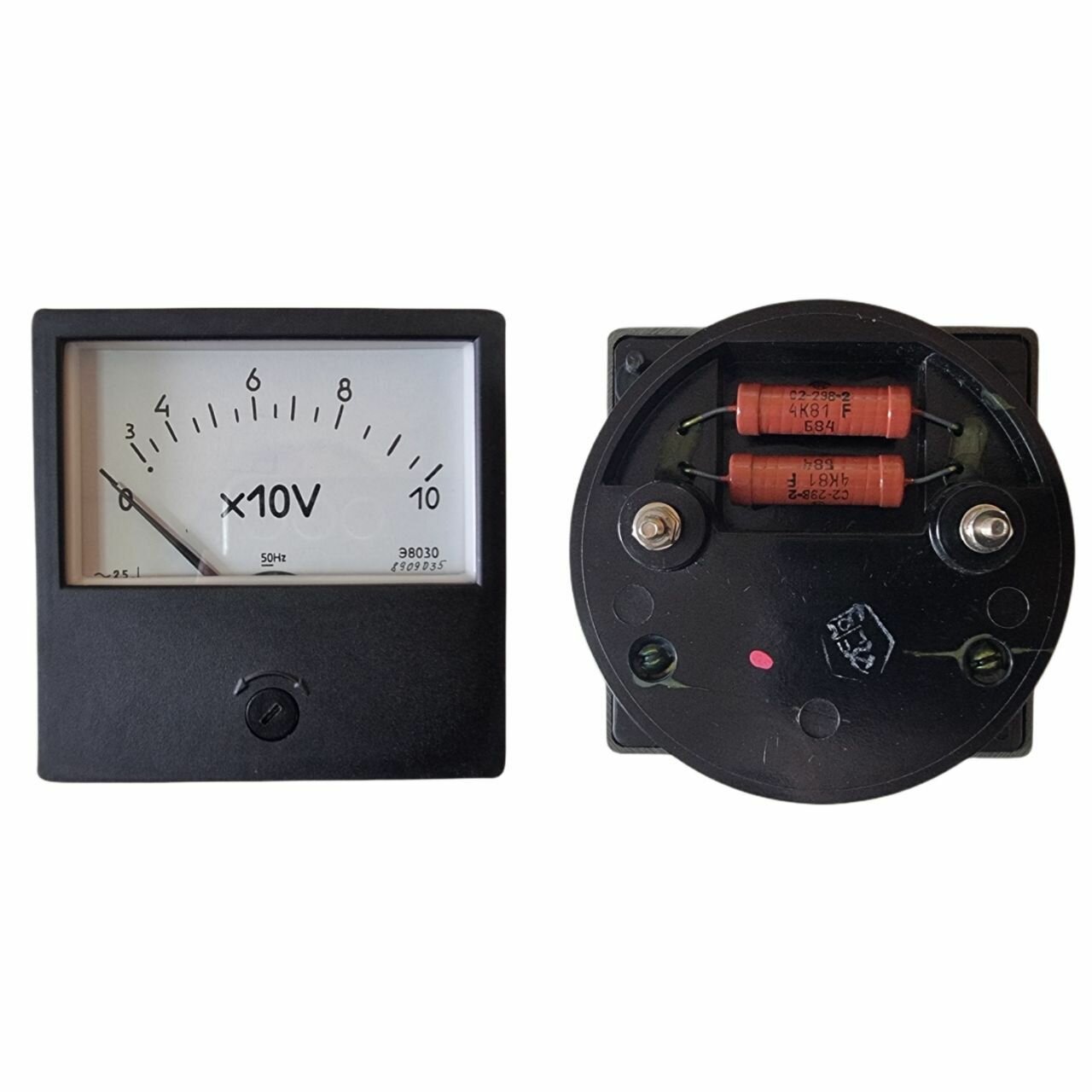 1 шт Вольтметр Э8030 100В 10x10 50Hz СССР