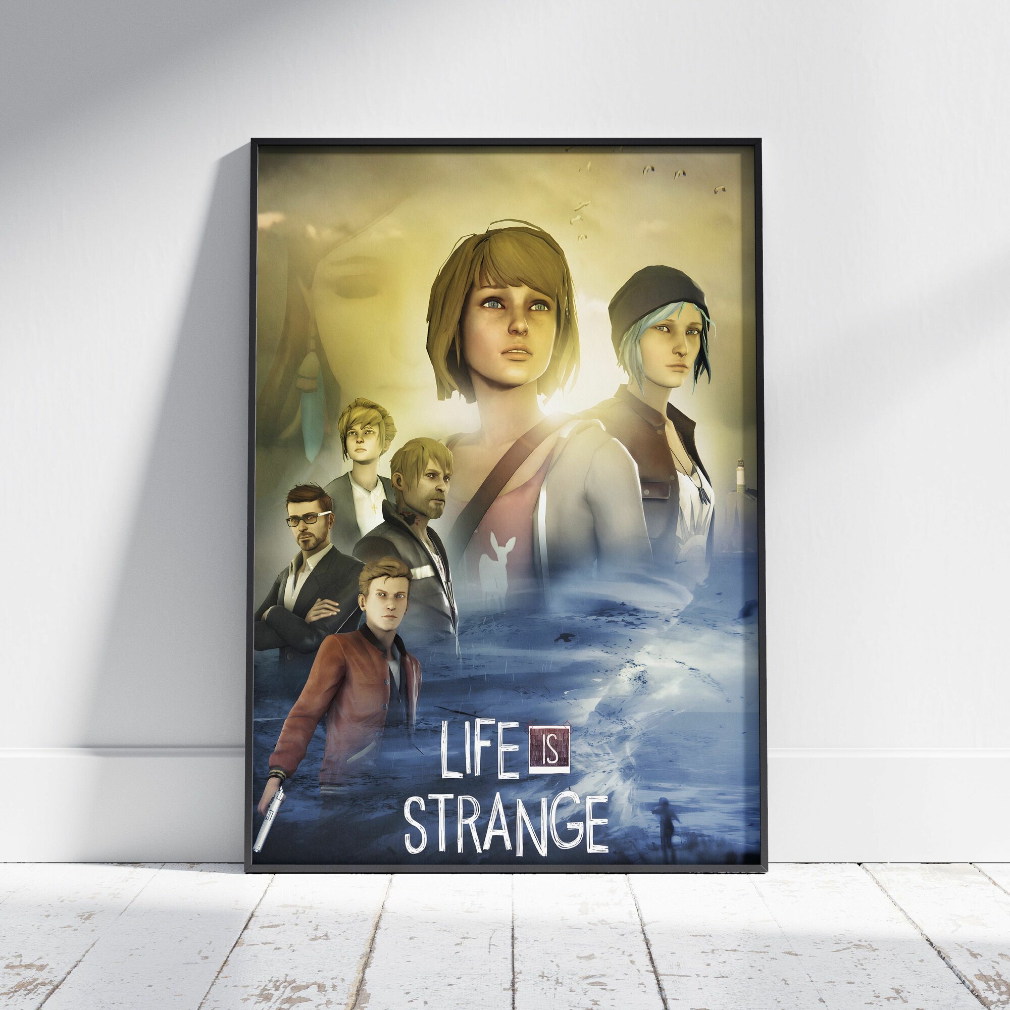 Плакат на стену для интерьера Лайф из Стрендж (Общее 4) - Постер по игре Life is Strange формата А4 (21x30 см)