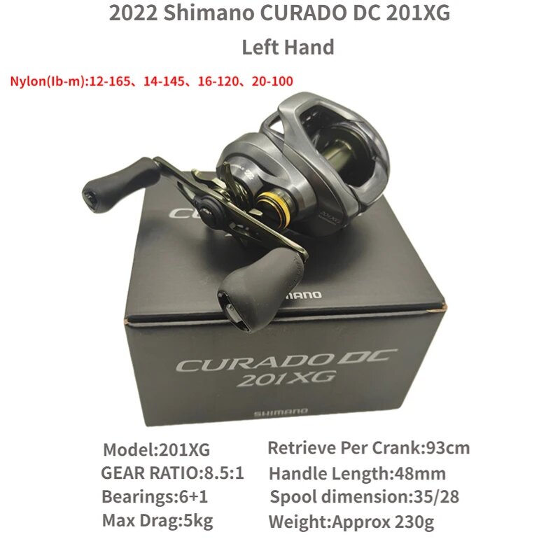 Shimano Curado DC 201XG левая катушка для спиннинга