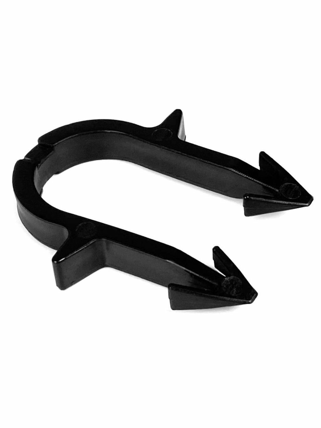 Опора якорная для теплого пола РосТурПласт 100 шт, d16-20 мм, черная. Надежное крепление труб для инженерной сантехники