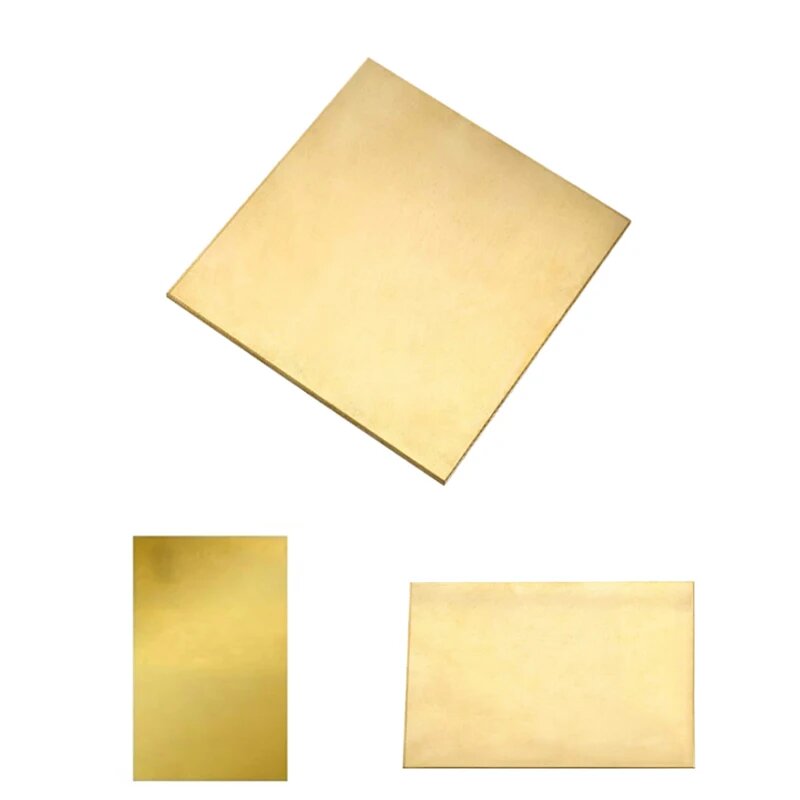 Латунная полоса 0.8x300x200mm, 1 шт.