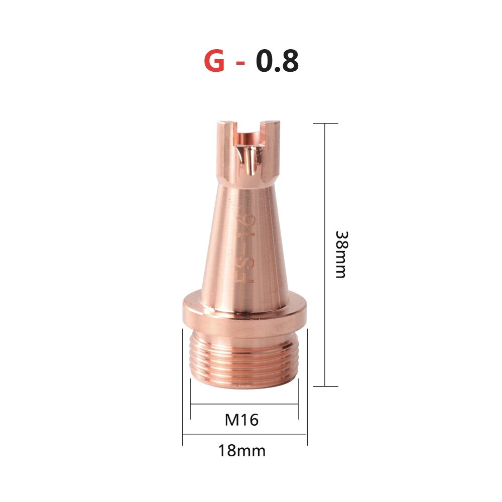 Лазерное сварочное сопло G-0.8 M16