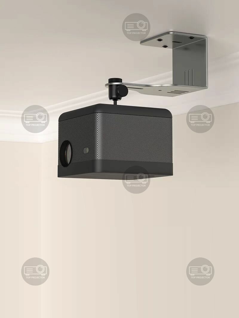 Кронштейн для проектора потолочный угловой (серый)