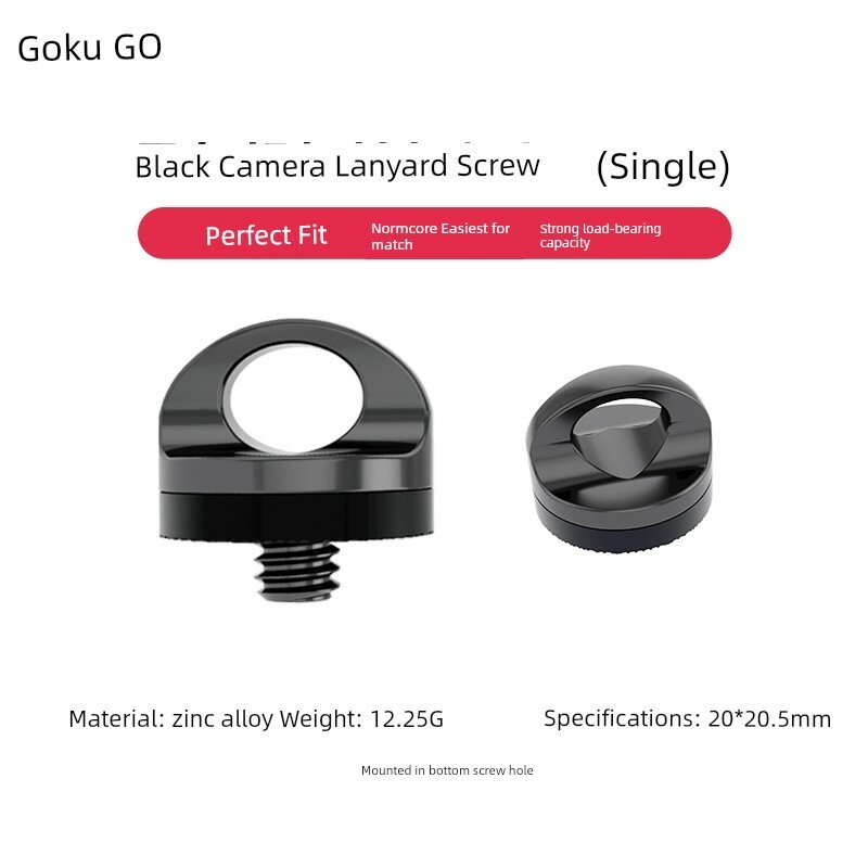 Черный цвет винт для шнура камеры DJI Osmo Pocket 3 для фото