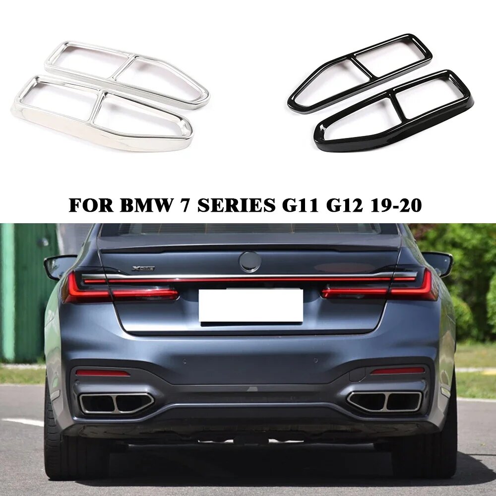 Yubao 2 шт./1 пара стальной глушитель для BMW 7 серии G11 G12 2019-2020