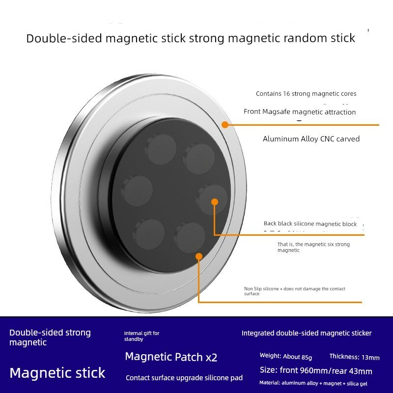 Магнитная подставка Magsafe для мобильного телефона iPad, вращающаяся подставка для планшета из алюминиевого сплава,