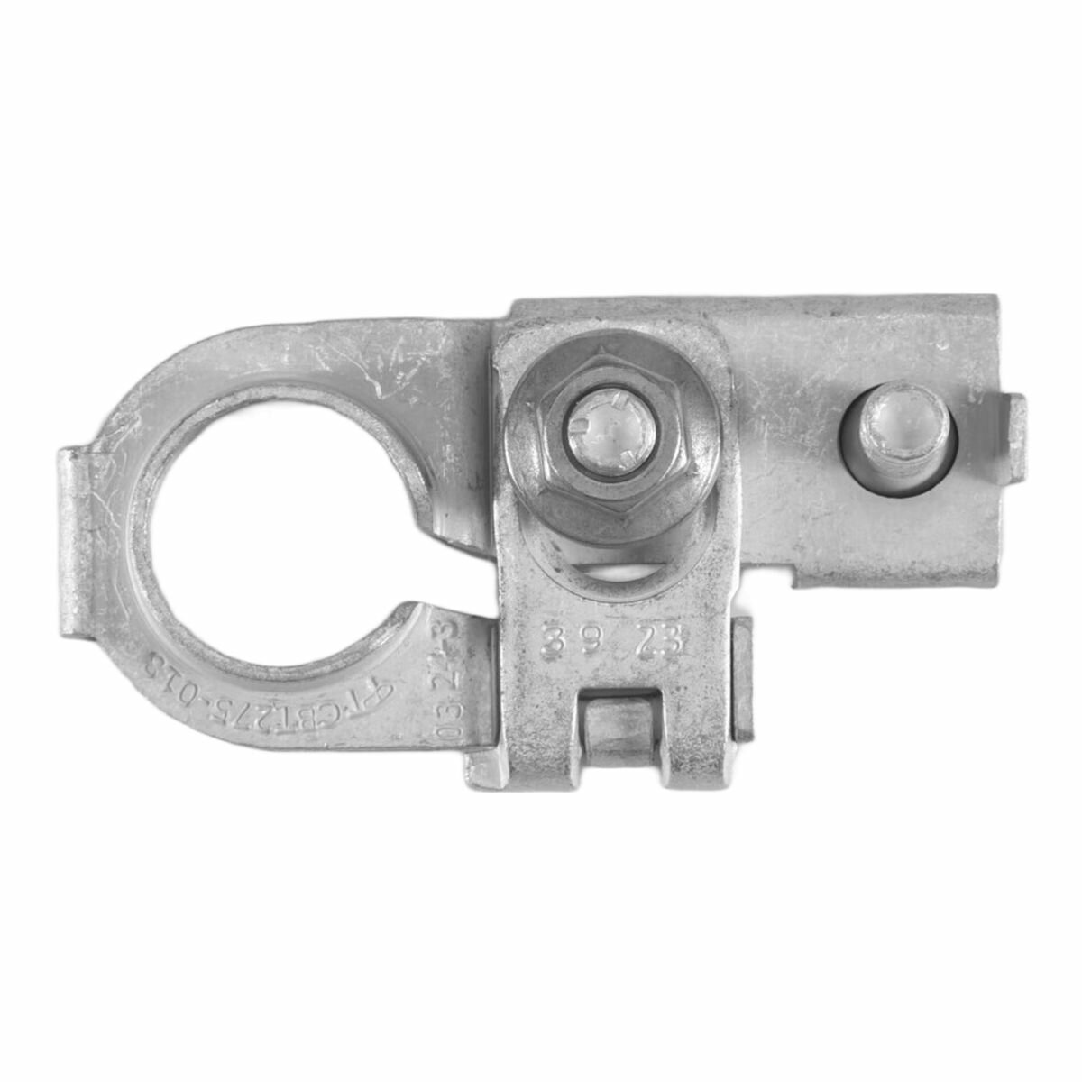 Разъём клеммы аккумуляторного кабеля для Hyundai/Kia 91980-3X010 919803X010 — прямая установка, серебристый металл